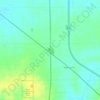 Sheff topographic map, elevation, terrain