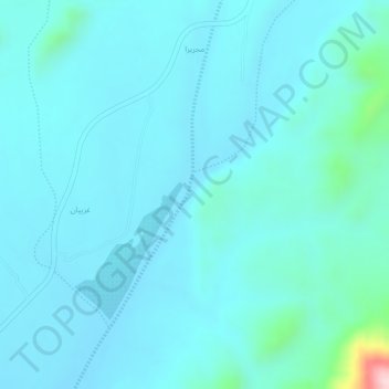 Wadi Mahram topographic map, elevation, terrain