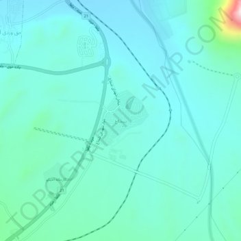 Shoja topographic map, elevation, terrain