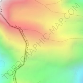 Pamir Mountains topographic map, elevation, terrain
