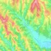 Kobarid topographic map, elevation, terrain