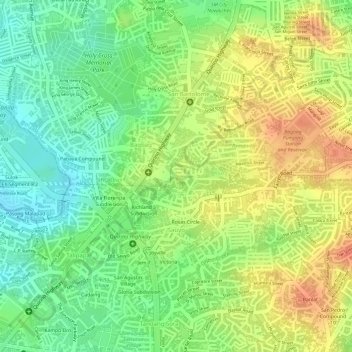 Sauyo topographic map, elevation, terrain