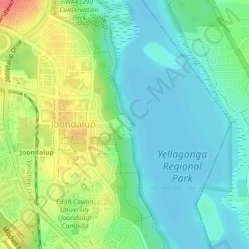 Neil Hawkins Park topographic map, elevation, terrain