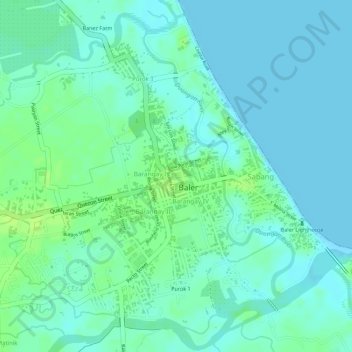 Quezon Memorial Park topographic map, elevation, terrain
