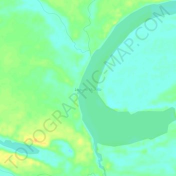 Laguna Murillo topographic map, elevation, terrain